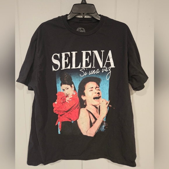 selena | Tops | Selena Quintanilla Official Merchandise Black Tshirt ...